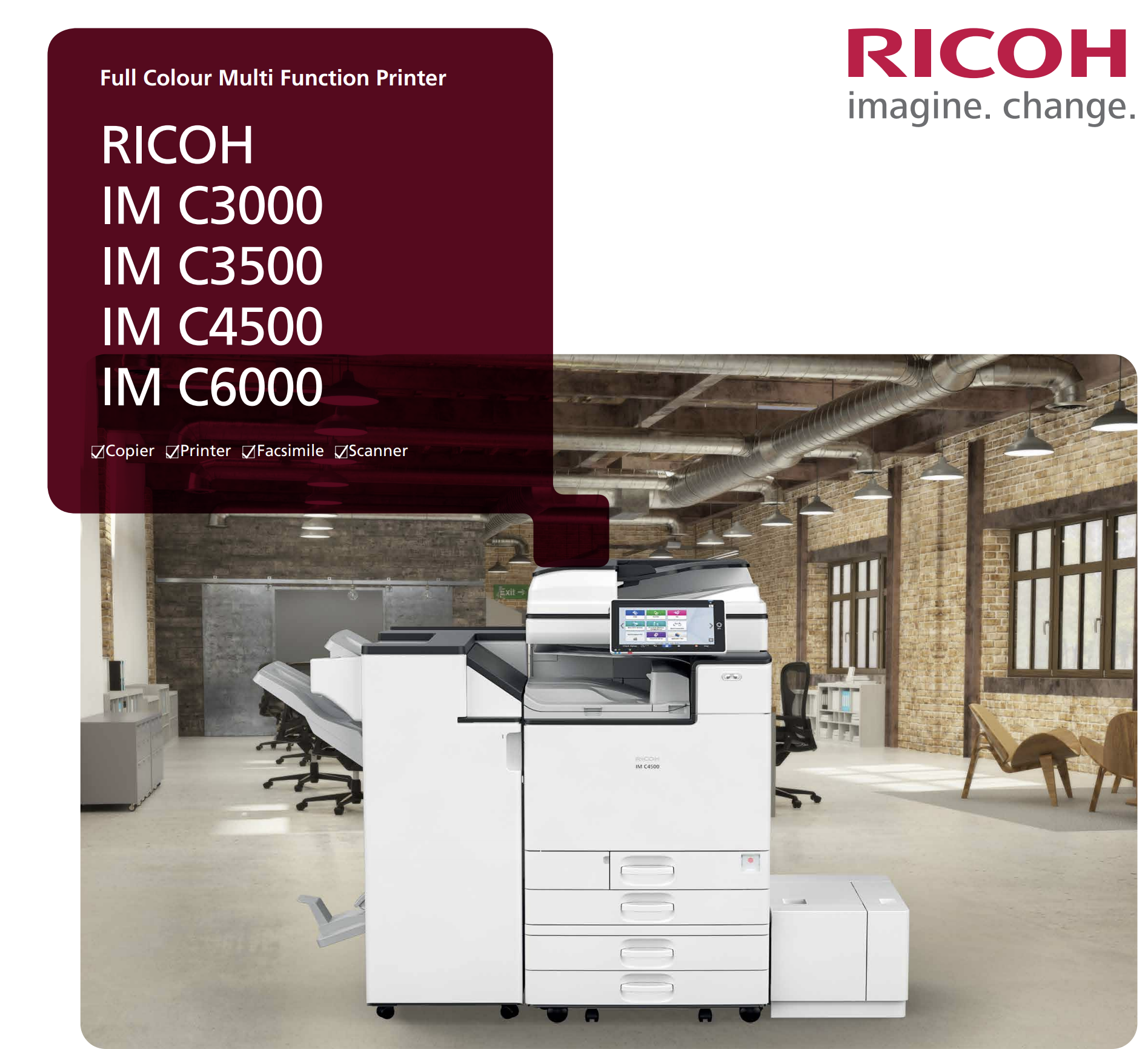 Máy photocopy màu Ricoh IM C3000 mới 100%Máy photocopy màu Ricoh IM ...